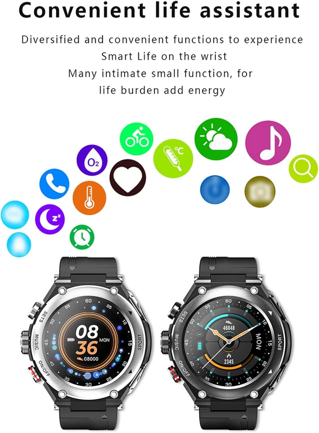 TWS 2 in 1 Smart Watch with Wireless Earbuds with Bluetooth Earphones